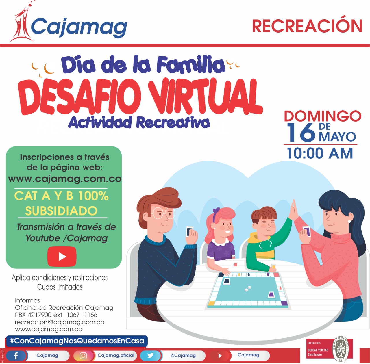 Día de la Familia 'Desafío Virtual' - Cajamag