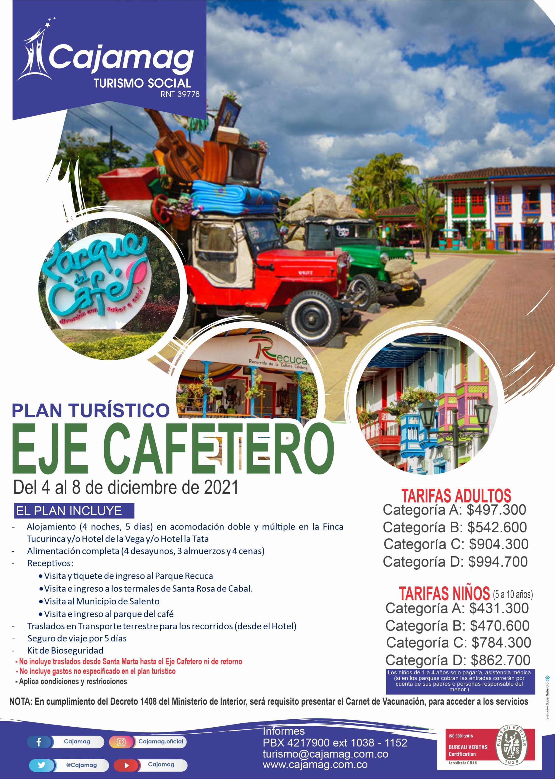 Plan Turístico EJE CAFETERO - Cajamag