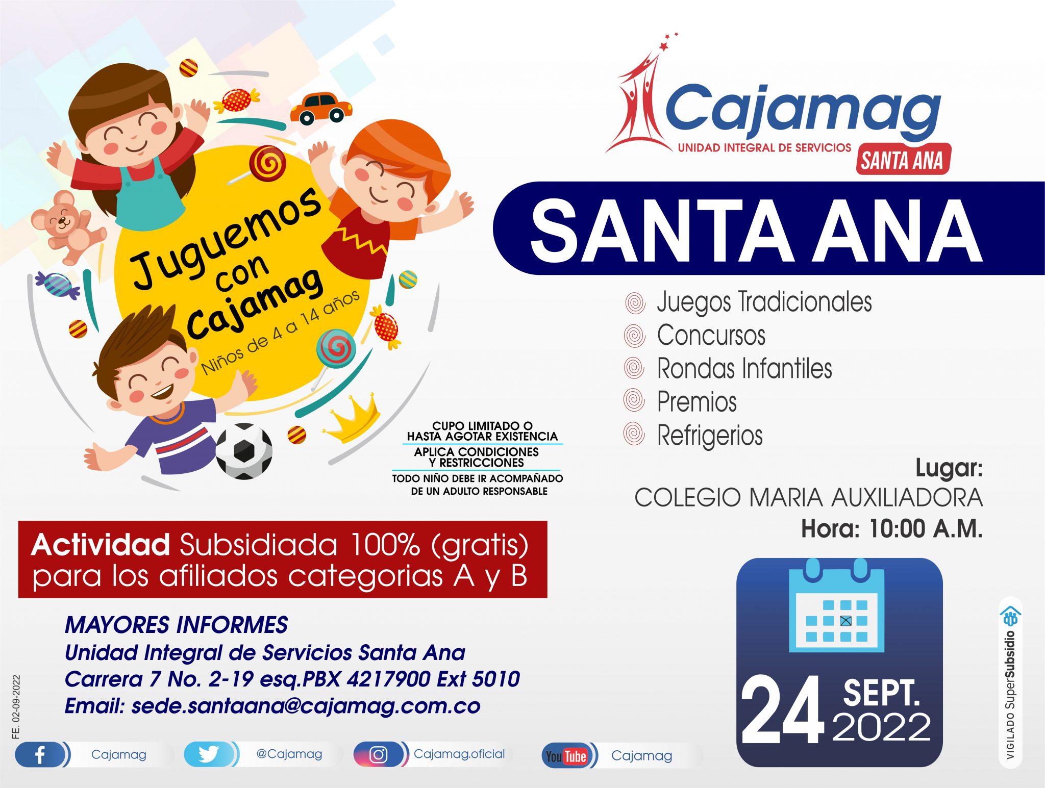 UIS Santa Ana Cajamag - Juguemos con Cajamag - Cajamag UIS Santa Ana Cajamag - Juguemos con Cajamag - Cajamag